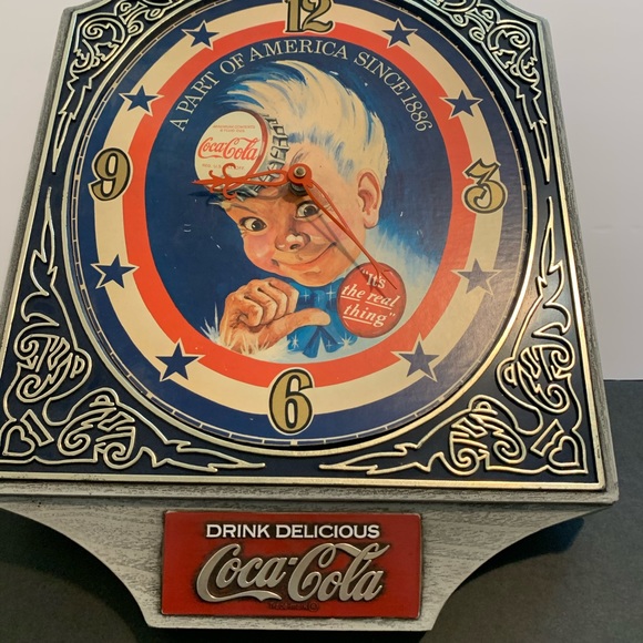 Coca Cola | Wall Decor | 974 Vintage Coca Cola Sprite Boy Wall Clock ...